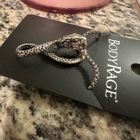 Body rage | Jewelry | Nwt Spencers Body Rage Snake Goth Rocker Necklace ...